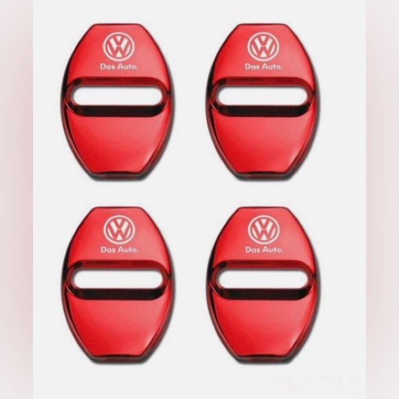 Other | Volkswagen Lock Covers Red | Poshmark